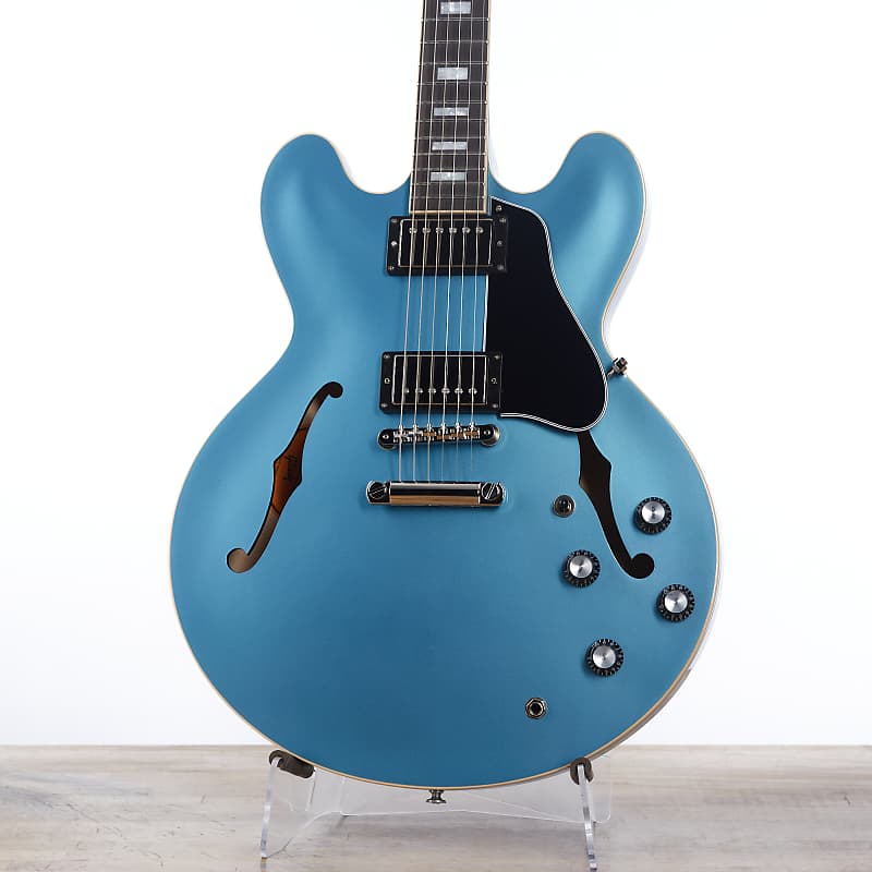 Gibson ES-335 60s Block Pelham Blue , Pelham Blue | Modified | Reverb