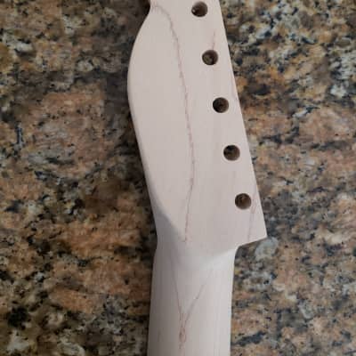 NEW Unfinished Telecaster Style Neck 22 Frets Maple Made in | Reverb