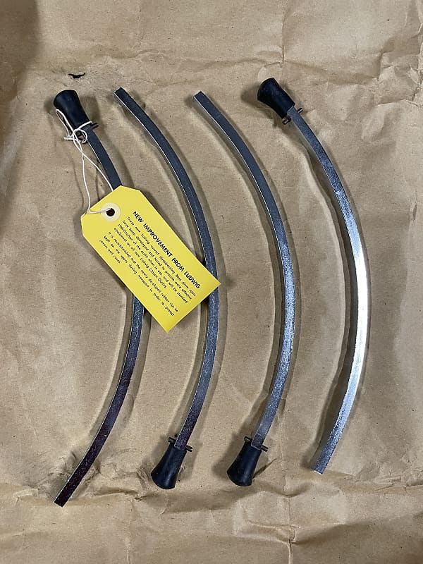 EARLY/MID 70'S LUDWIG 5/16" THIN BASS DRUM SPURS VINTAGE TWO | Reverb