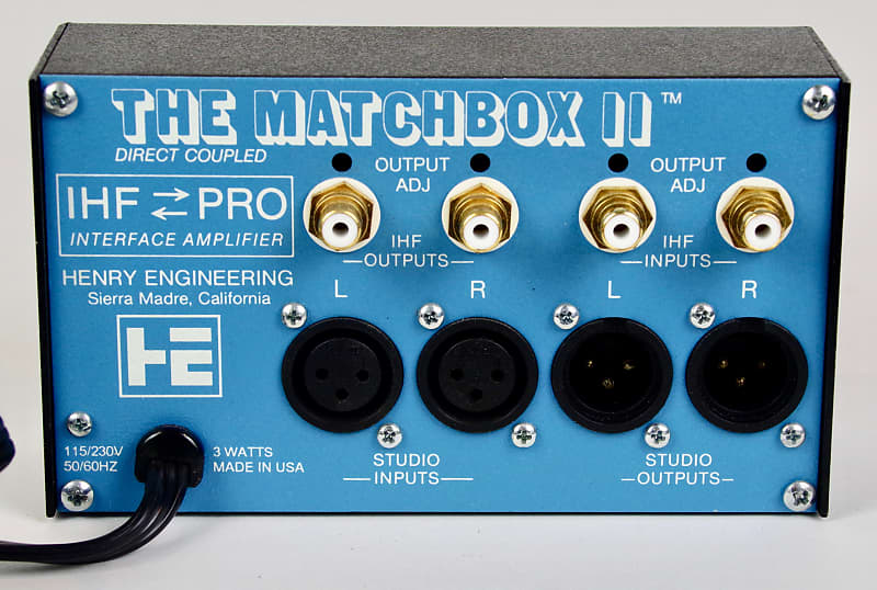 Henry Engineering The Matchbox II mid-2010's - Blue | Reverb