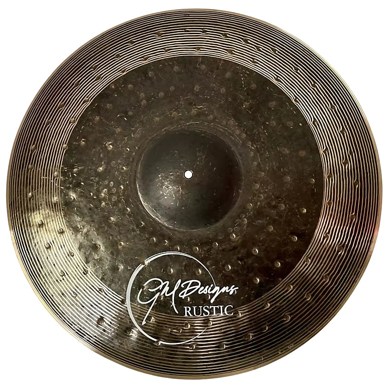 19.5" GM Designs Rustic Crash Cymbal - Dark and | Reverb Australia