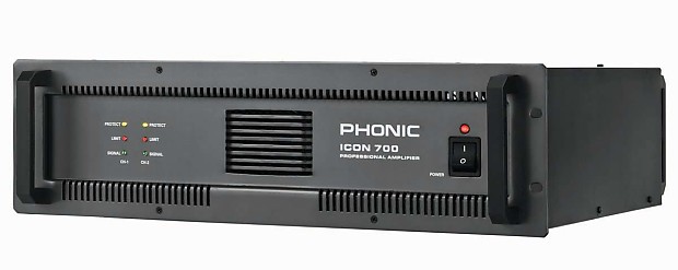 Phonic Icon 700 Analog Contractor 700w Power Amplifier | Reverb