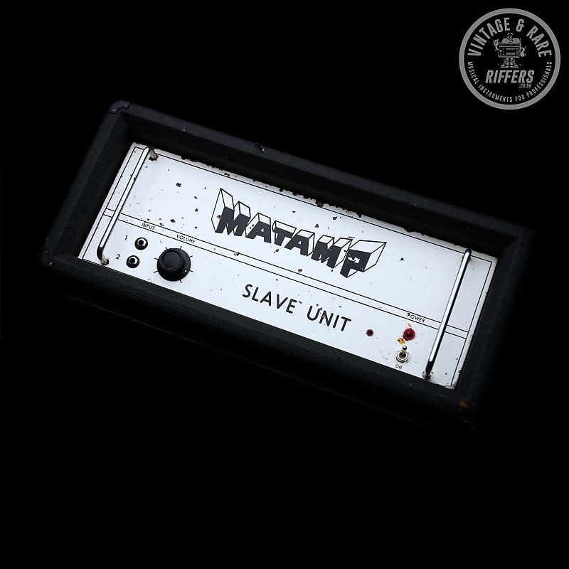 *Serviced* 1970s Matamp Slave Unit Model OR SL 100 Amp Super | Reverb