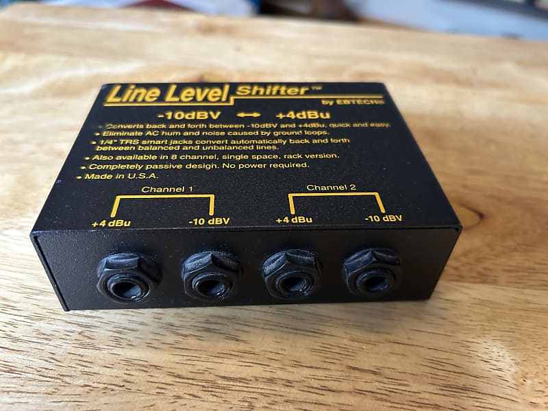 Ebtech LINE LEVEL SHIFTER mid 90s - black | Reverb