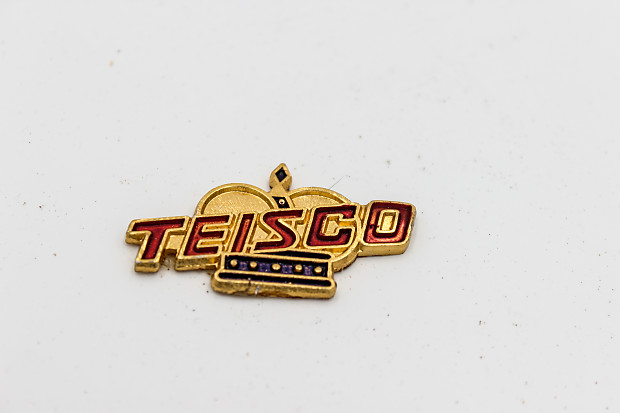 Vintage Teisco Authentic Crown Headstock Logo Badge | Reverb UK