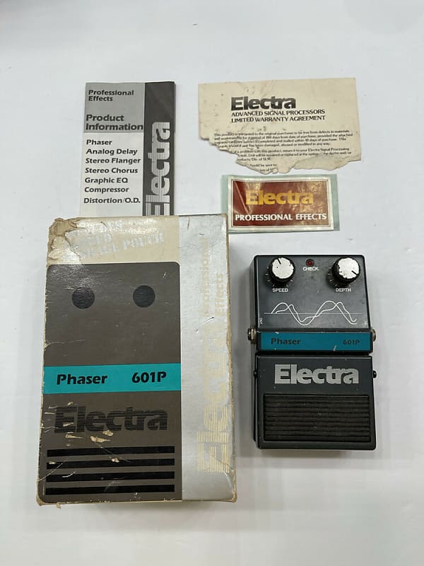 Electra 601P Analog Phaser Phase Shifter Vintage Guitar | Reverb