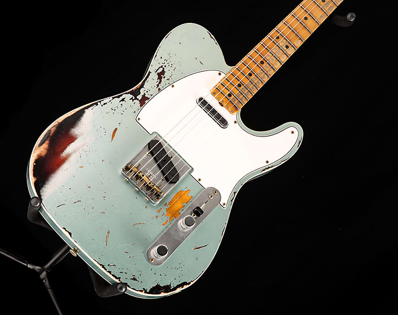 Fender Custom Shop 1965 Telecaster Custom Relic Aged Firemist | Reverb