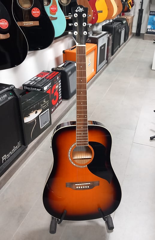 EKO Ranger 6 EQ Sunburst Chitarra Acustica Amplificata | Reverb UK