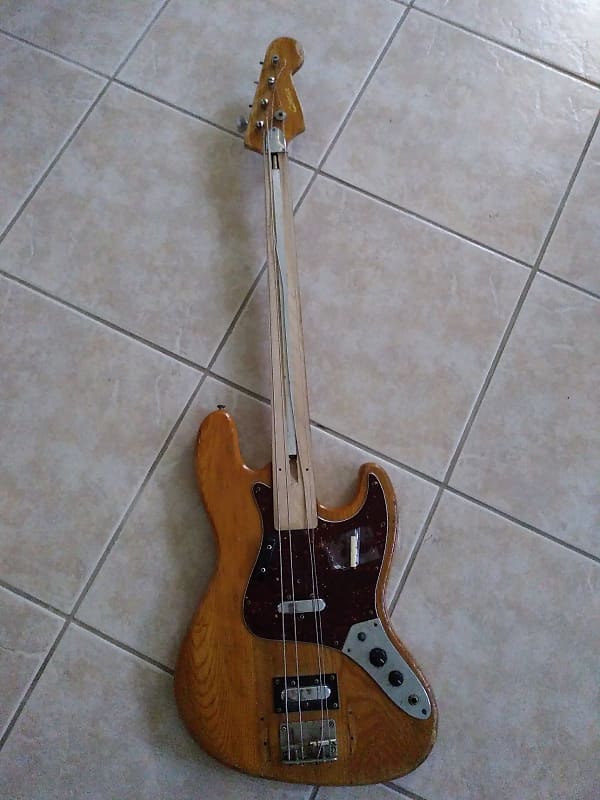 Cortez Jazz Bass For Parts Or Repair 1980s Or 1970s Blonde Reverb