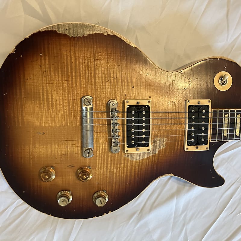 Ultra-Heavy Aged Gibson Slash Les Paul Standard 50's November | Reverb