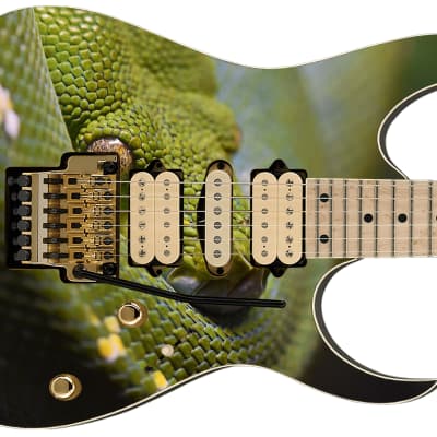 Sticka Steves Guitar Skin Axe Wrap Re-skin Green Tree | Reverb Canada