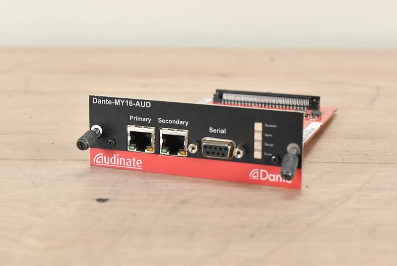Audinate Dante-MY16-AUD 16-Channel Dante Network I/O Card | Reverb