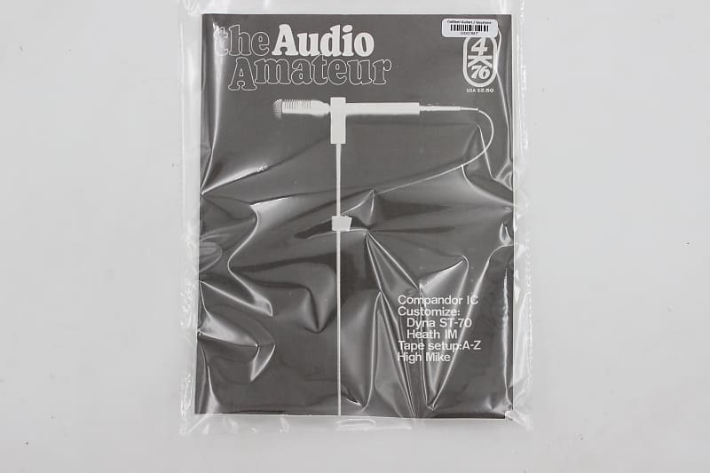 Audio Amateur No. 4 1976 Vintage Amp Magazine (Compandor IC, | Reverb