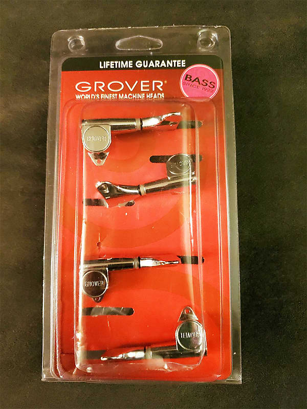 Grover 144C4 Rotomatic Mini 4-Inline Tuning Machines-Chrome | Reverb