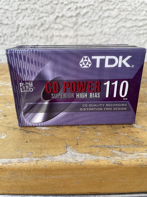 Vintage TDK CD Power 110 Sealed Cassette Tapes Lot Free | Reverb