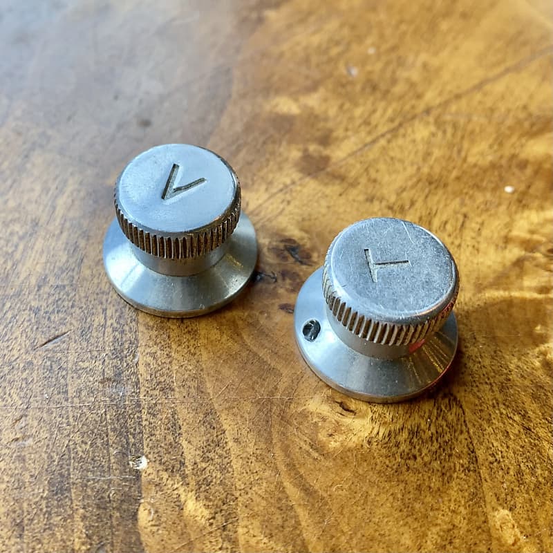 Kramer Volume/ tone Knobs c 1970’s Aluminum original vintage | Reverb
