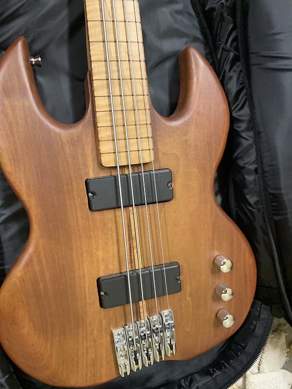 5 string Short scale custom fretless short scale electric | Reverb