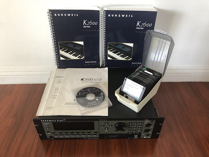 Kurzweil K2600r / K2600 Rack w/ Disks & Manuals | Reverb