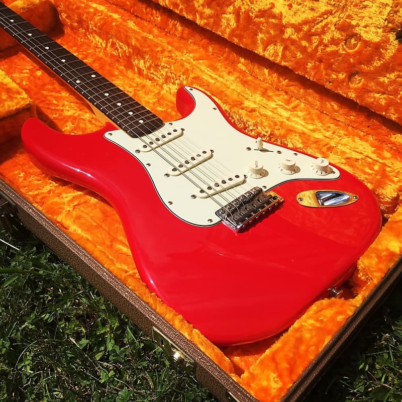 Fender Mark Knopfler Stratocaster 2008 - Hot Rod Red | Reverb