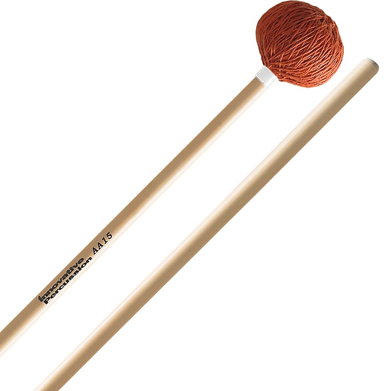 IP SOFT VIBRAPHONE / MARIMBA MALLETS - ORANGE CORD - RATTAN | Reverb