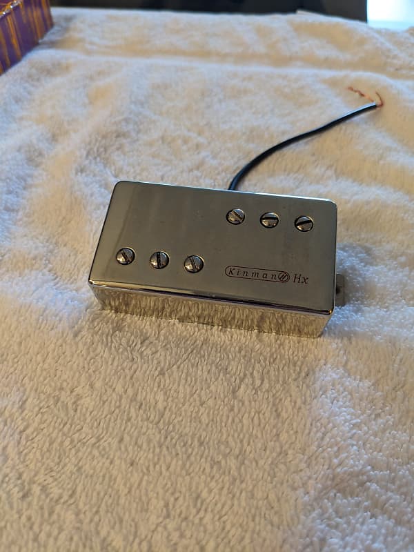 Kinman P90-Bucker Neck 47.5 mm pole spread Nickel 2022 - | Reverb