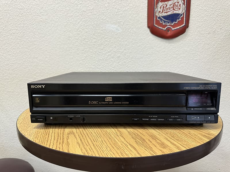 5 disc Sony cdp c500 - Black | Reverb