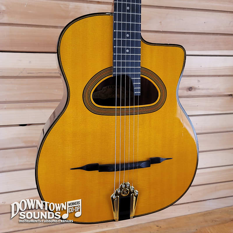 Gitane D-500 Grand Bouche Professional Gypsy Jazz Guitar w/ | Reverb