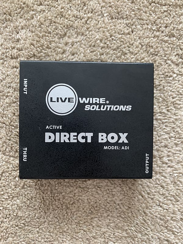 Live Wire Active Direct Box ADI - Black | Reverb