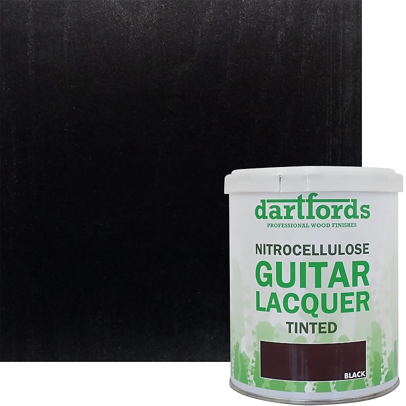 dartfords Tint Black Nitrocellulose Guitar Lacquer 1 litre | Reverb