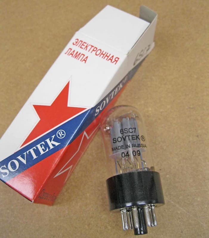 Sovtek 6SC7 Vacuum Tube | Reverb