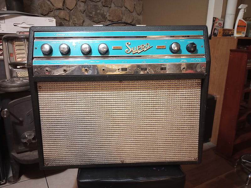 1966 Supro Galaxy Amplifier | Reverb