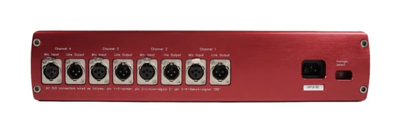 Focusrite Quad red 1 mic pres 2002 - Red (1)unit only. 2 | Reverb