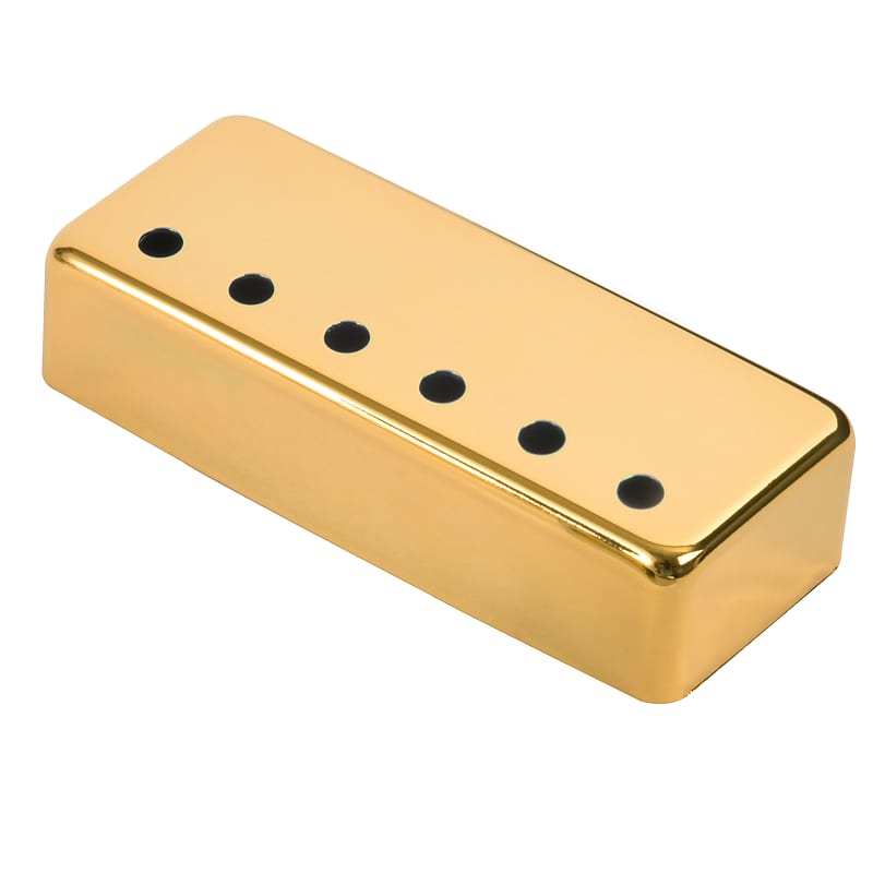 Golden Age Deluxe Mini Humbucker Pickup Cover, Gold | Reverb