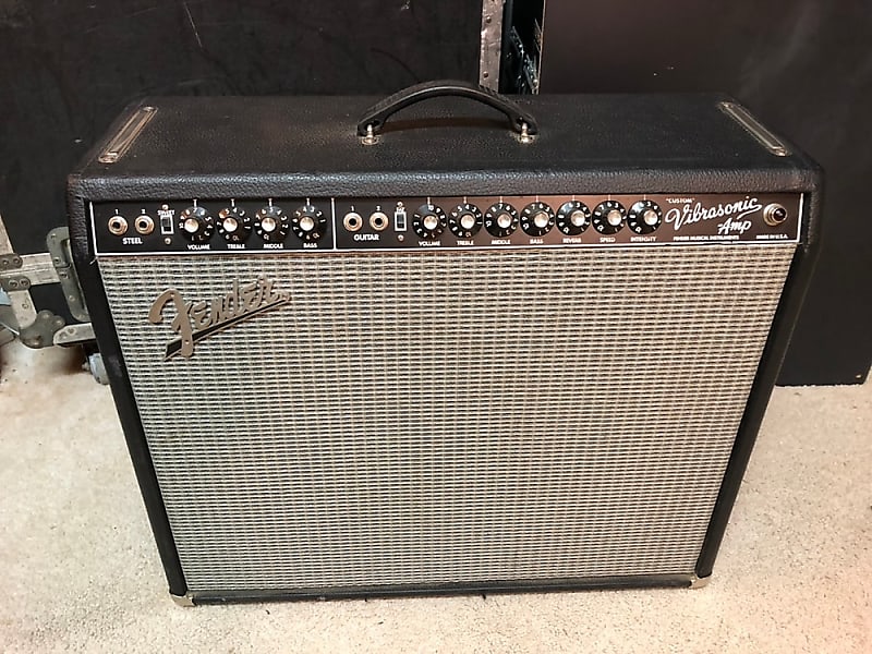 Fender Vibrasonic 1990s Black | Reverb