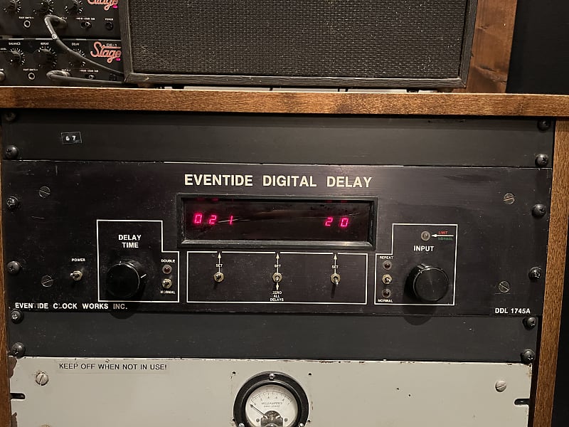 Vintage/Rare 1970s Eventide Clock Works DDL 1745A Digital | Reverb