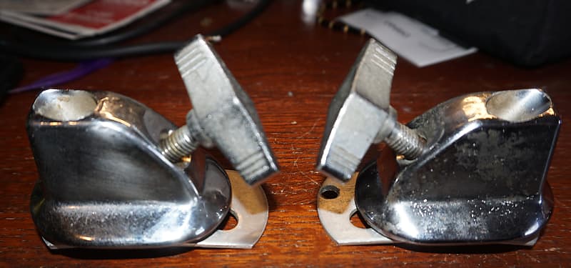 Slingerland Bass Drum Spur Brackets Pair 60s-70s | Reverb