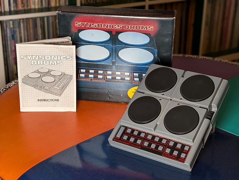 Mattel Synsonics Drums Pro Model 1982 - Grey | Reverb UK