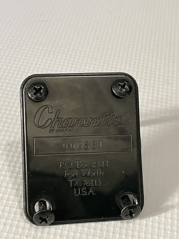 1980's Charvette by Charvel/Jackson Model Guitar Black | Reverb