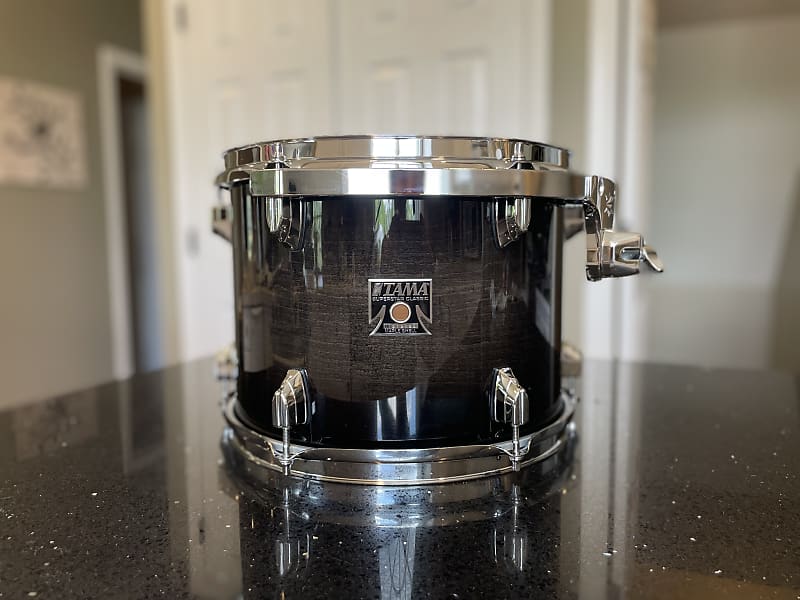 Tama Superstar Classic 12x9 Transparent Black Burst Rack Tom | Reverb