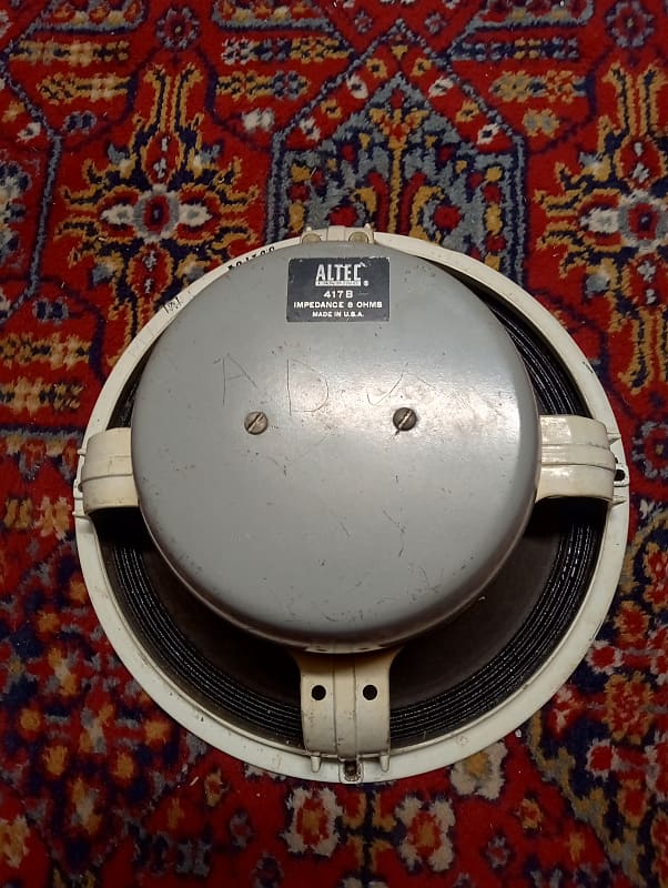 1967 Altec 417-B 8 Ohm Speaker Original Cone Good | Reverb Australia