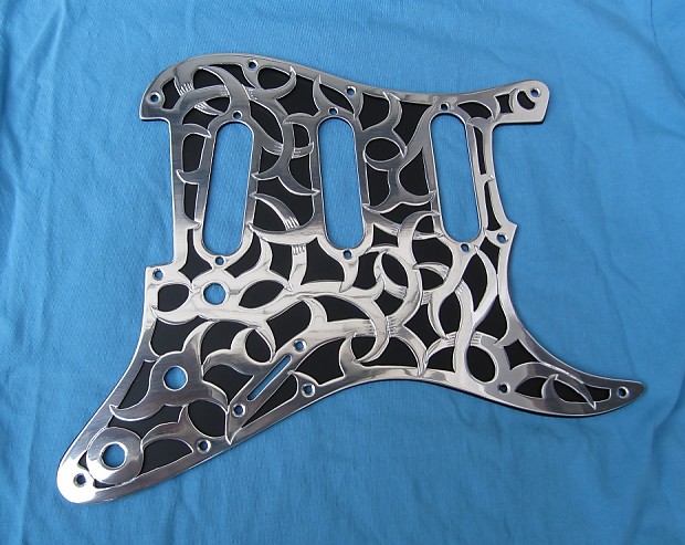 Handmade metal pickguard fits Fender Stratocaster Strat | Reverb