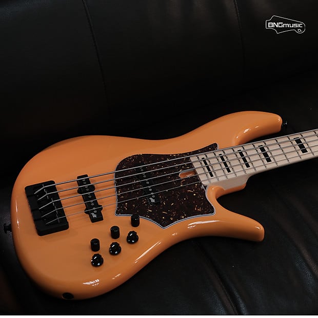 F Bass VF-5 Custom Yellow bass | Reverb
