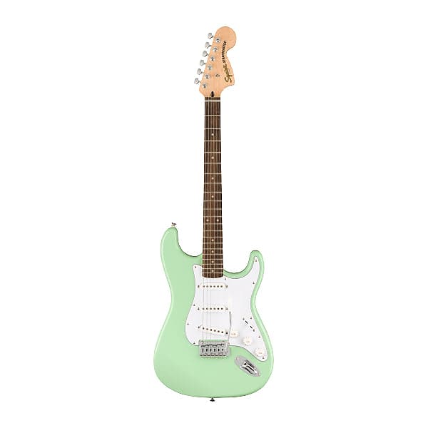 Squier Affinity Series Stratocaster Surf Green | Reverb