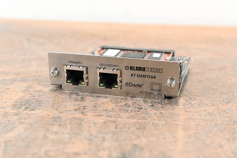 Klark Teknik KT-DANTE64 Audinate Dante Network Module CG01GP1 | Reverb