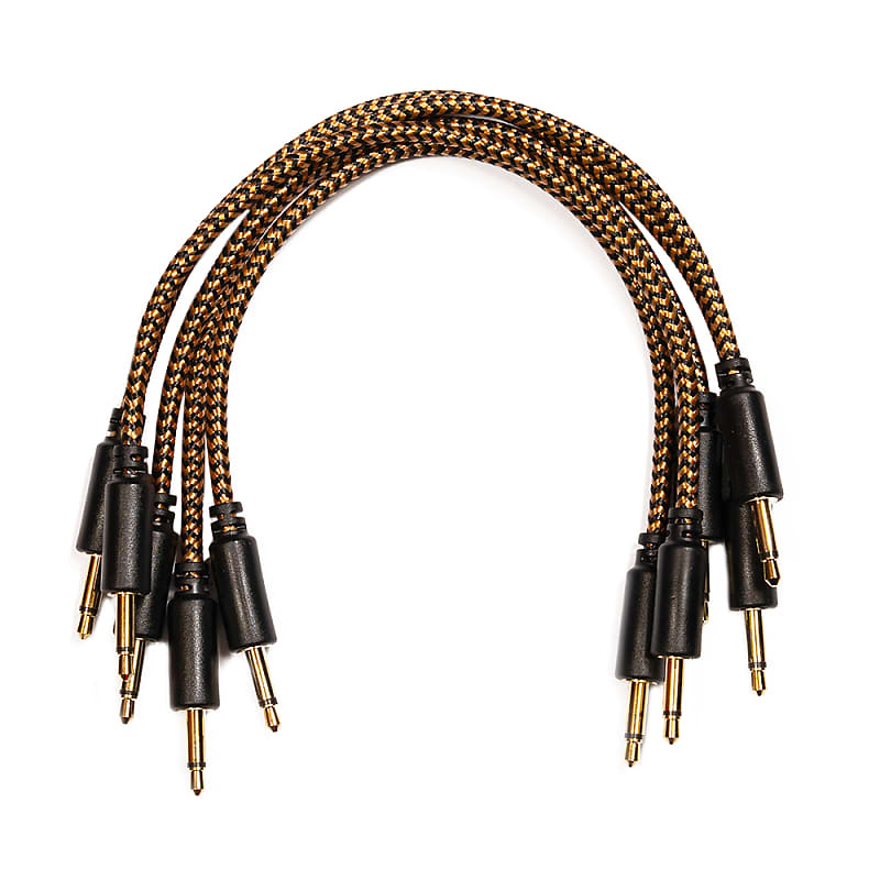 15cm (5 cables)- Eurorack Braided Patch Cables with | Reverb Canada