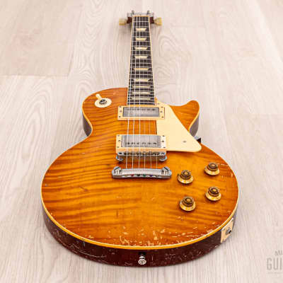1980 Tokai Love Rock LS-200 Flame Top Burst Vintage Guitar | Reverb