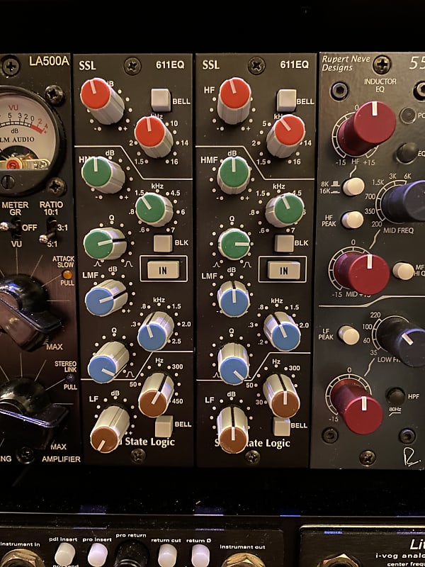 MINT CONDITION - PAIR - Solid State Logic 611EQ 500 Series | Reverb