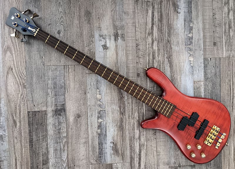 Lefty 2001 Warwick Streamer LX translucent burgundy - Made in | Reverb