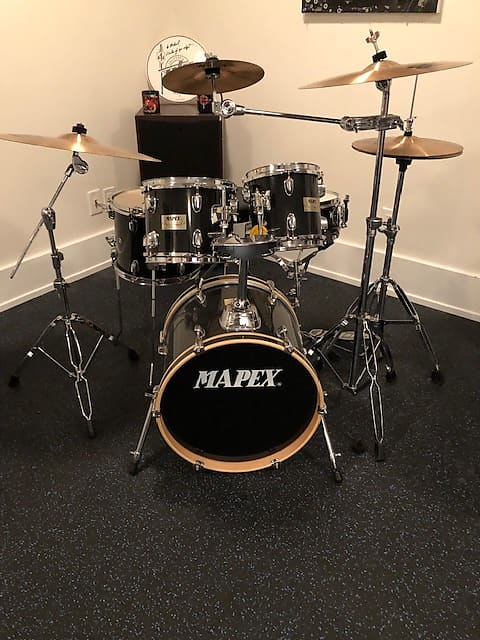 Mapex V Series 5- Piece Drum Set with Stands, Cymbals, Throne | Reverb