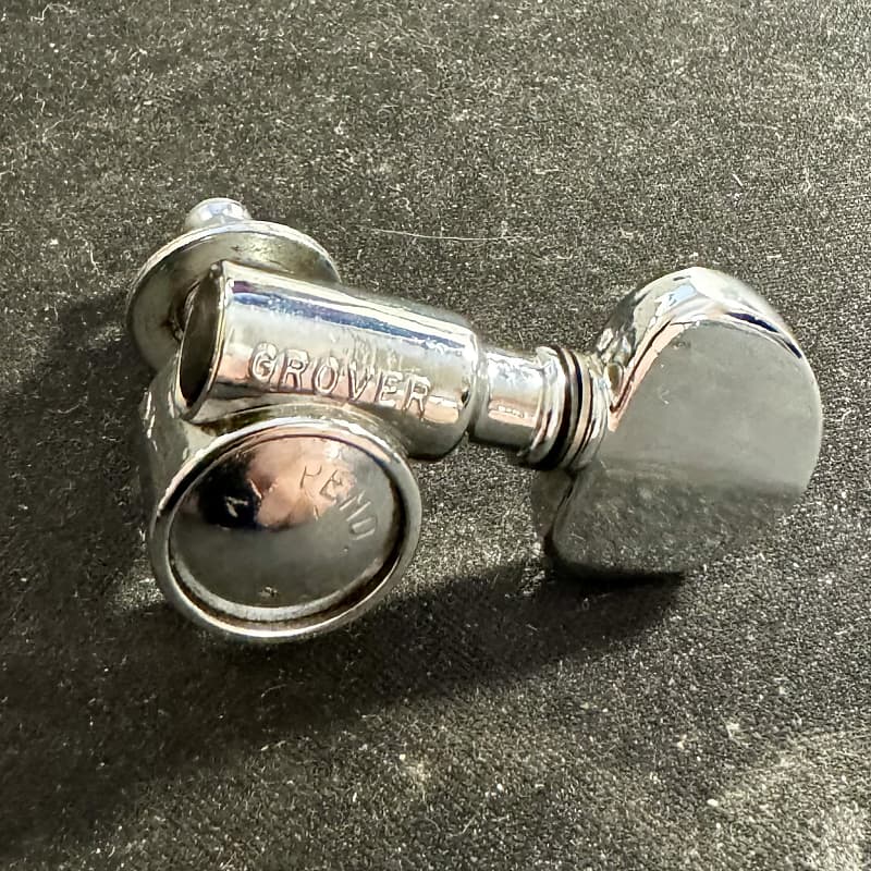 VINTAGE! 1960s Grover Patent Pending Stamped Rotomatic Tuner | Reverb